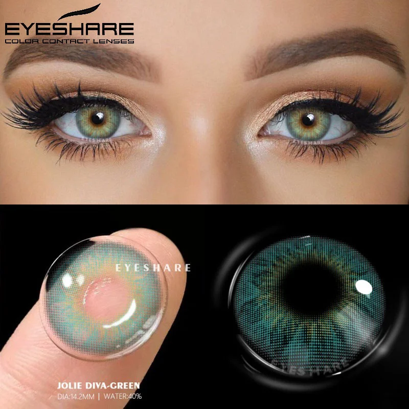 Full Eye Contacts Green