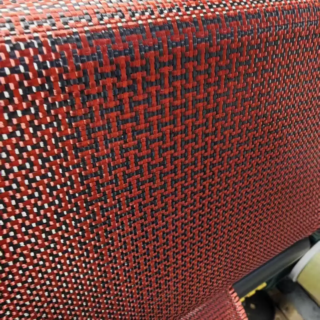 3K 200gsm red Kevar & Carbon fibermixed Fabric Piain Hybrid Carbon ...