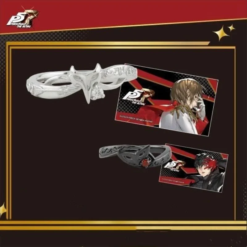 Persona 5 Rings Ladies Anime Open Women Ring Wedding Initial Joint ...