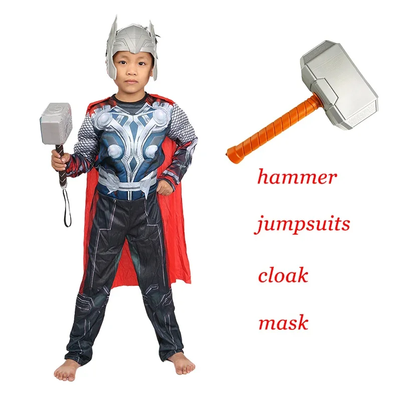 Kids-Thor-Muscle-Costume-Superhero-Thor-Cosplay-Muscle-Costume-Jumpsuit ...