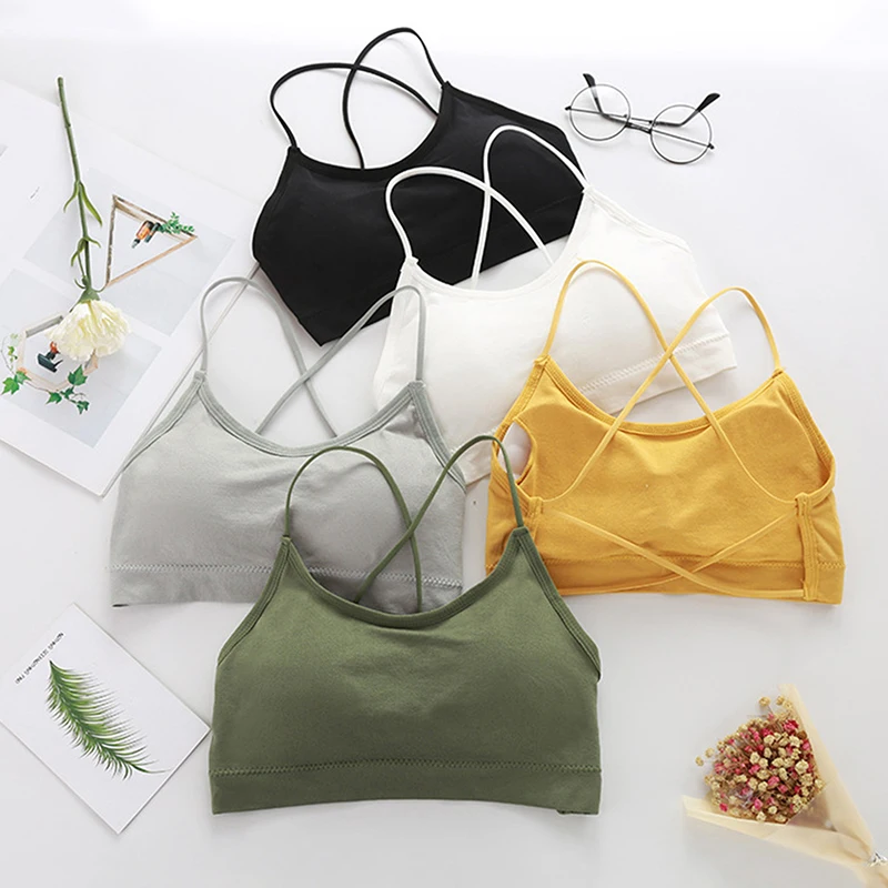 Cross-Strap-Sports-Bra-para-Mulheres-Push-Up-Bra-Yoga-Gym-Crop-Top-Suti ...
