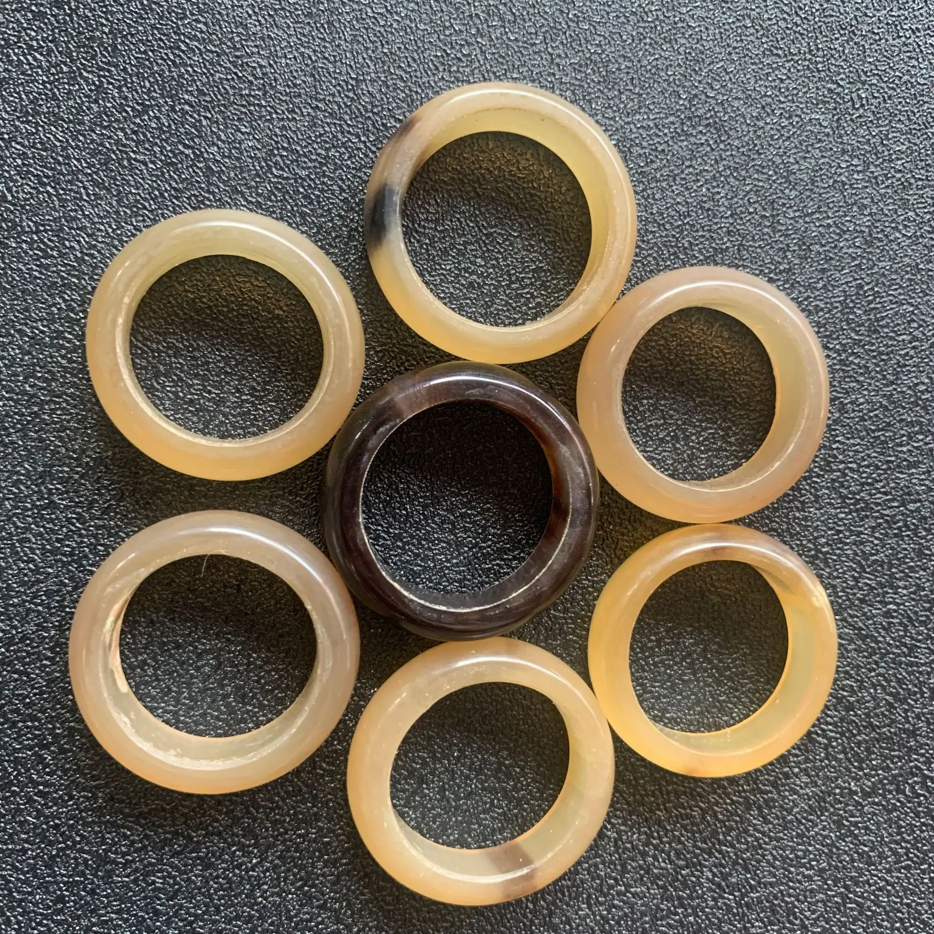 Natural-Buffalo-Horn-Wrench-Handicraft-Buffalo-Horn-Ring-Vintage ...