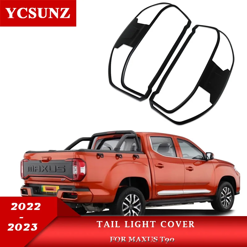 ABS-Matte-Black-Tail-light-Cover-For-Maxus-T90-2022-2023-Rear-Lamp-Hood ...