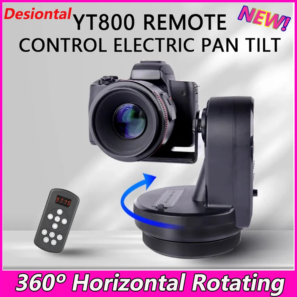 Desiontal-YT-800-Auto-Motorized-Rotating-Panoramic-Head-Remote-Control ...