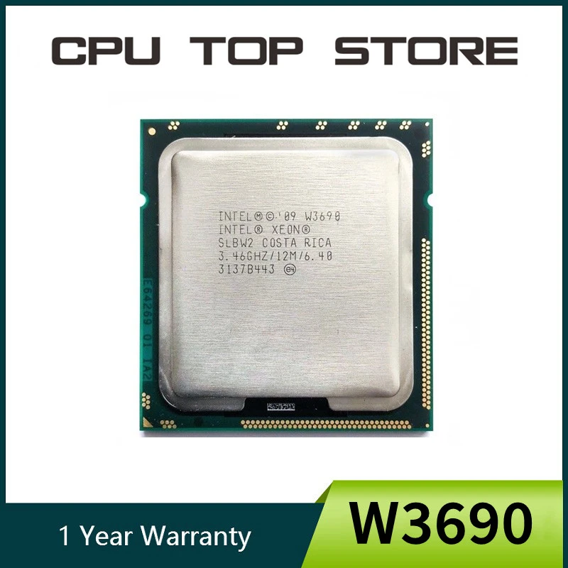 Intel Xeon W3690 3.46ghz Six-core Twelve-thread 12m 130w Server Cpu ...
