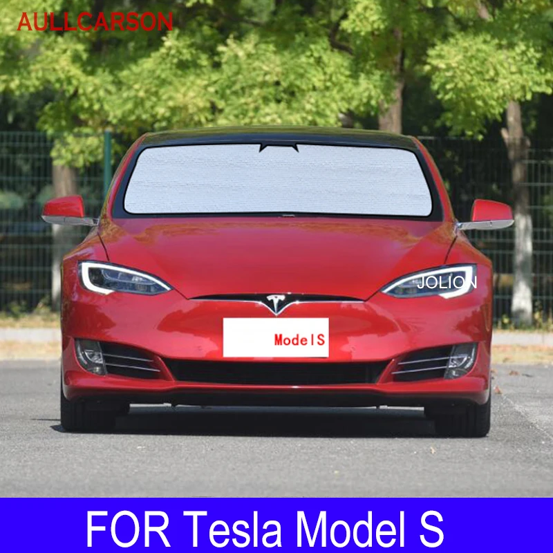 For Tesla Model S Sunshades Uv Protection Curtain Sun Shade Film Visor ...