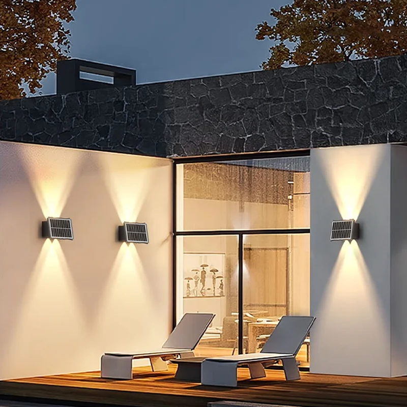 Automatic Led Outdoor Light Fixtures New Outdoor Solar Wall Lamps For