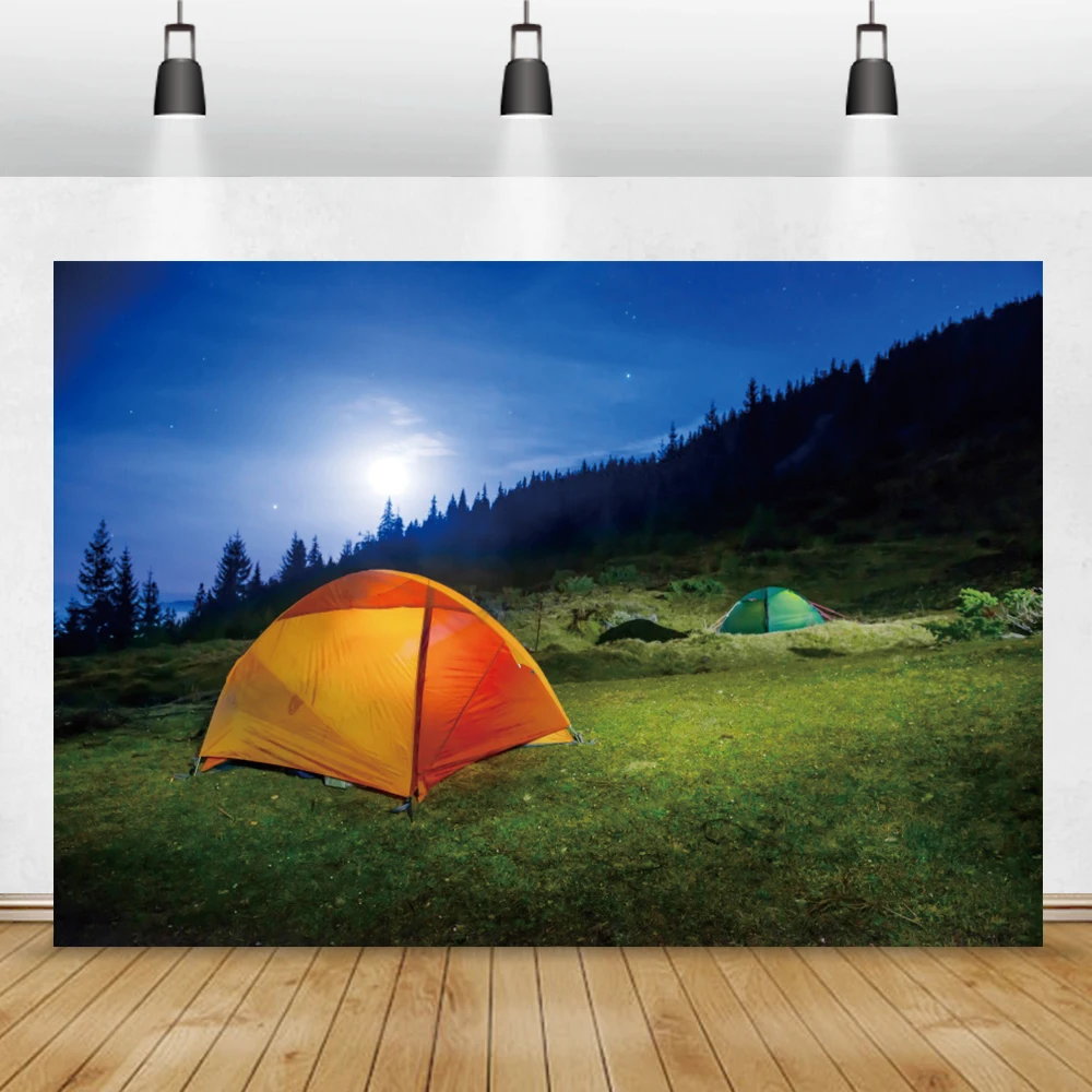 Camping Tent Background