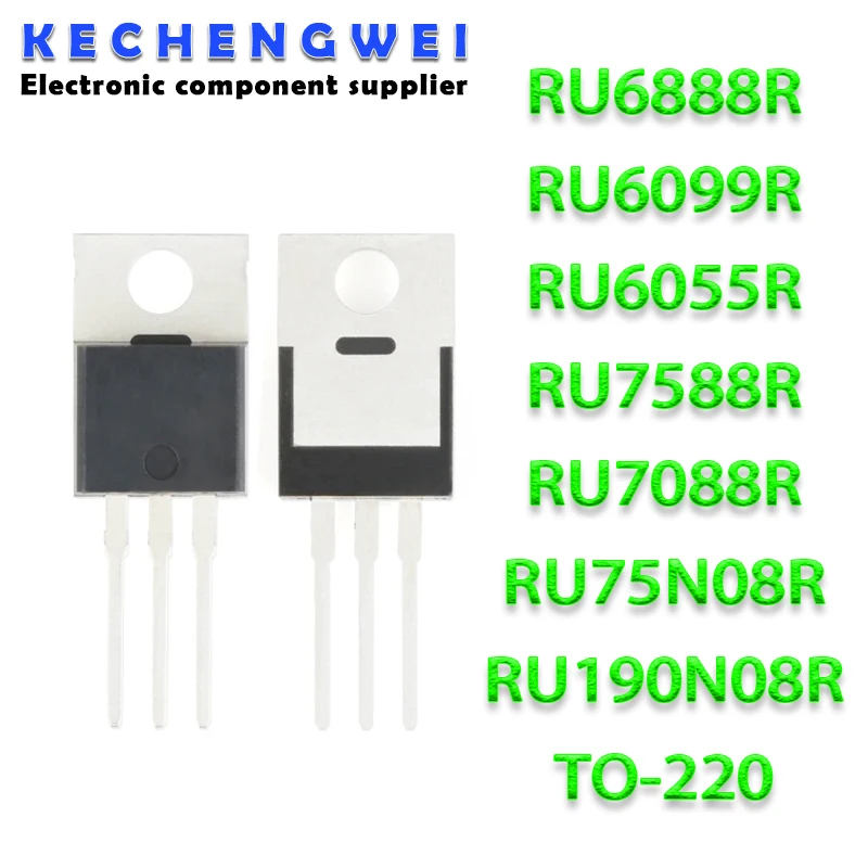 10PCS RU190N08R TO-220 RU190N08 TO220 190N08 80V 190A 10pcs RU6888R ...