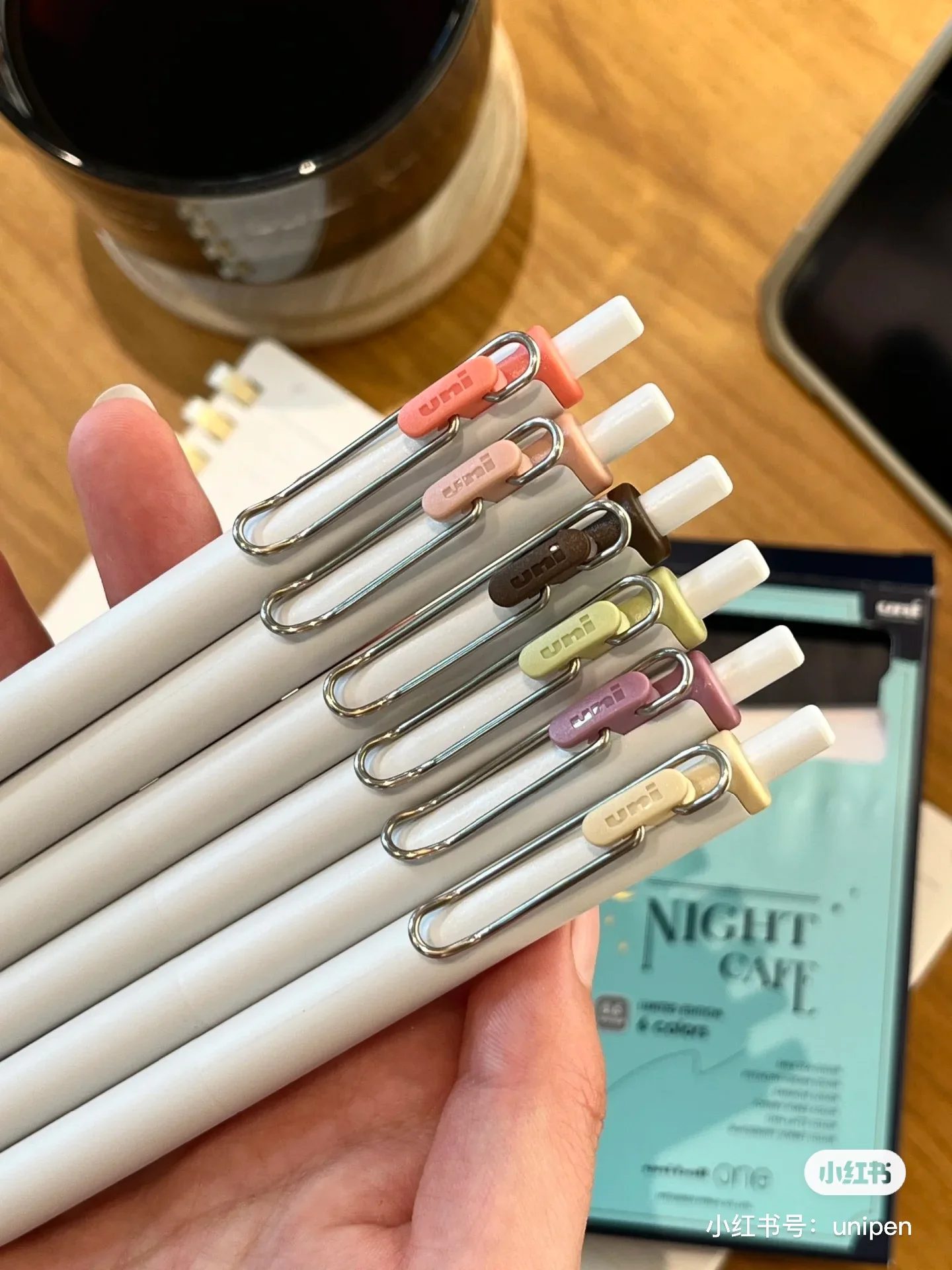6Colors/Set Japan Uni Uniball One Gel Ink Pen Mitsubishi Ballpoint Pens ...