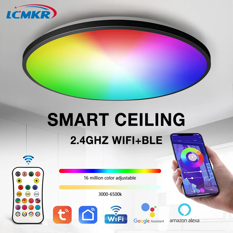 Smart-RGB-Panel-Lamps-with-Remote-Control-Color-Changing-Lights ...
