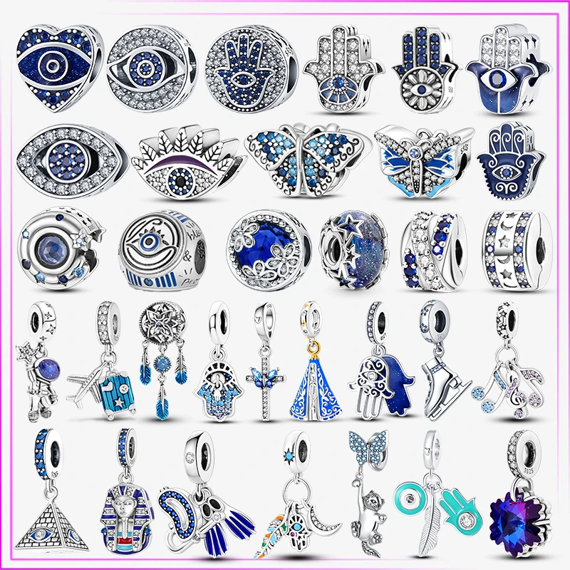 925 Sterling Silver Bead Charms | Charms 925 Silver Butterfly - 925 ...