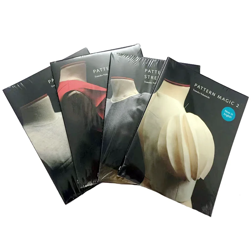 4 Books/Set Tomoko Nakamichi Pattern Magic Books Volume 1-4 Stretch ...