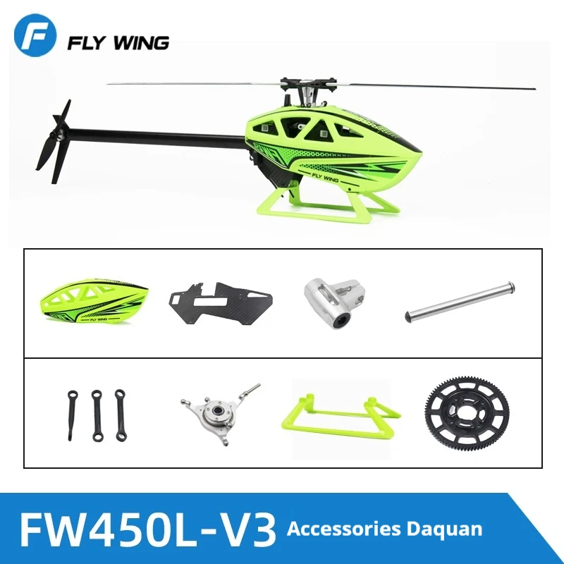 Flywing-Fw450l-V3-Helic-ptero-Conjunto-Completo-de-Acess-rios-Eixo ...