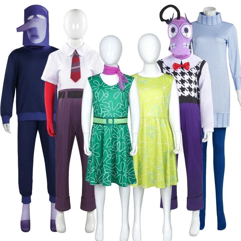 Costume Kids Joy Disgust Dress Envy Anger Fear Anxiety Embarrassment ...