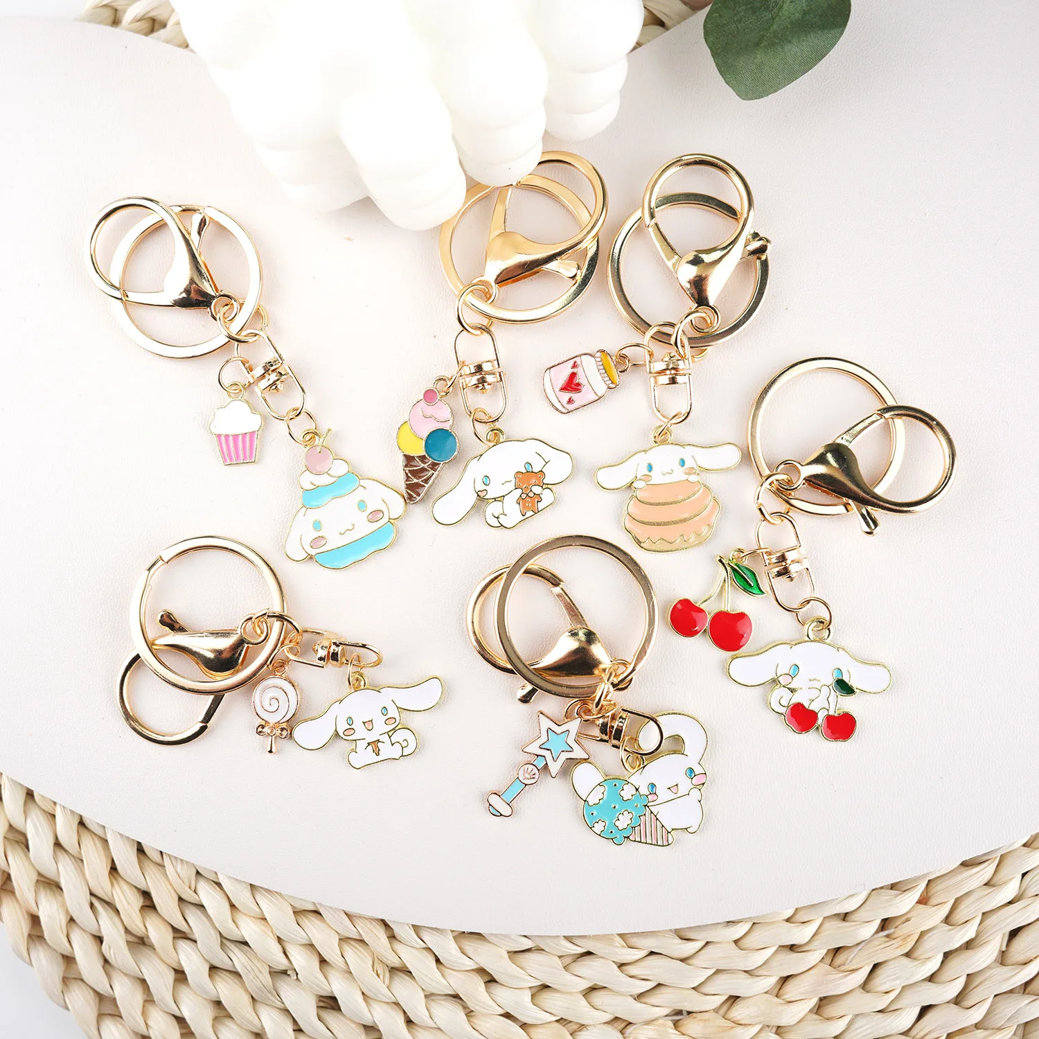 Sanrio-HelloKitty-Keychain-Action-Anime-Figures-Kuromi-Mymelody ...