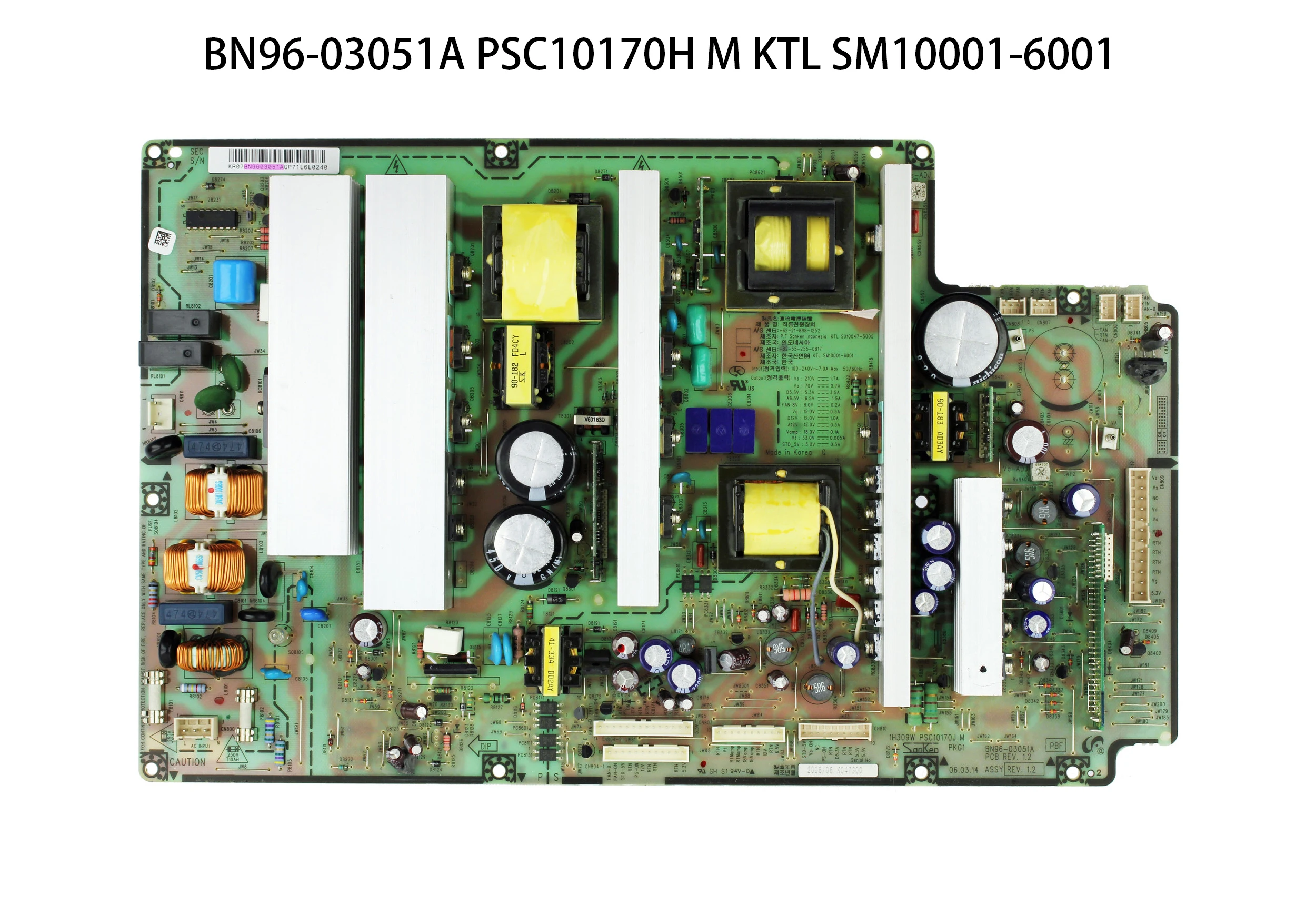 BN96-03051A-PSC10170H-M-KTL-SM10001-6001-Power-Board-is-for-HPS5033X ...
