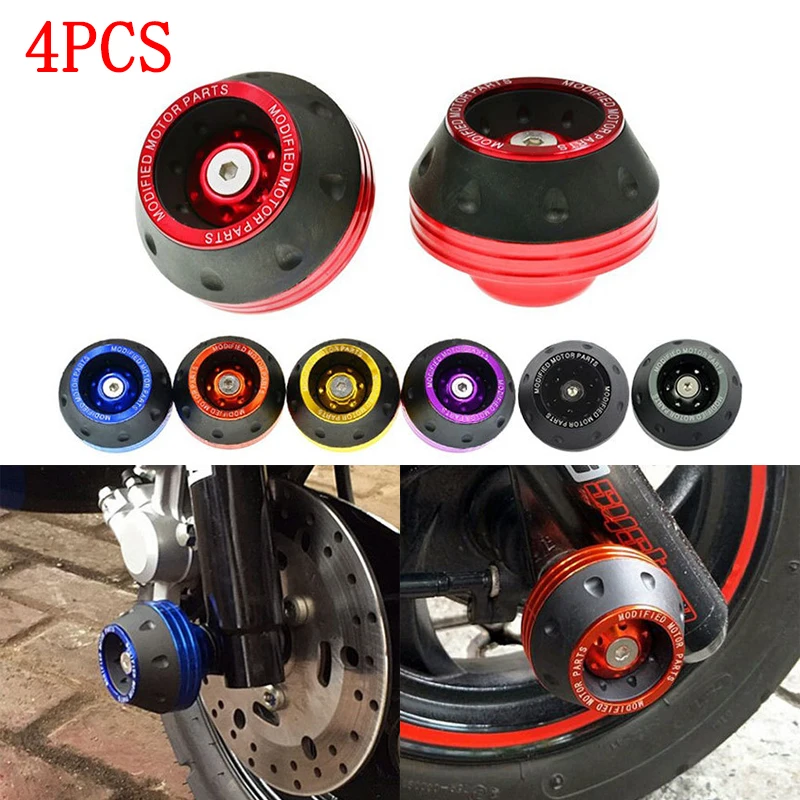 4PCS-Universal-Motorcycle-Wheel-Protection-Crash-Cups-Colorful ...