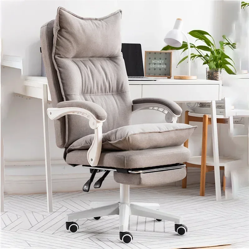 Computer-Chair-Home-Chair-Fabric-Office-Chair-Comfortable-Long-Sitting ...