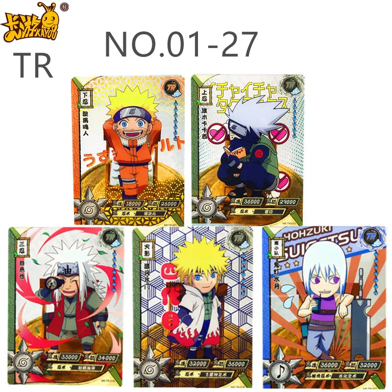 KAYOU-Genuine-Naruto-Hero-Uzumaki-Naruto-Sasuke-Kakashi-Character-Card-TR-01-27Card-Rare ...