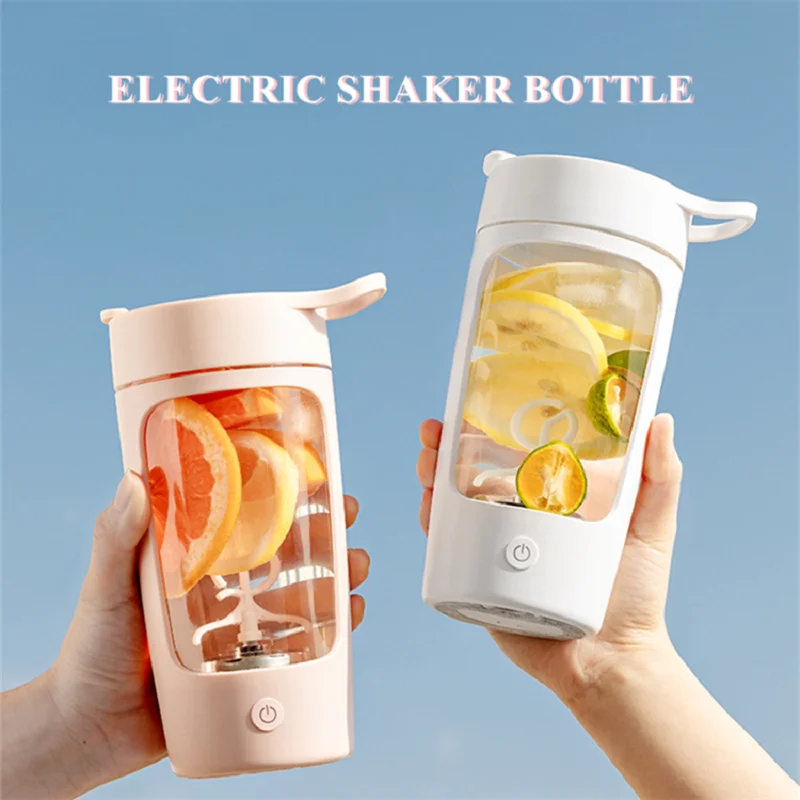 Rechargeable Electric Shaker Bottle Protein Powder Fitness Shaker 650ml ...