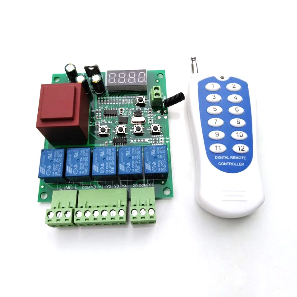 Interruptor-de-Control-remoto-inal-mbrico-pulsador-de-contacto-de-rel ...