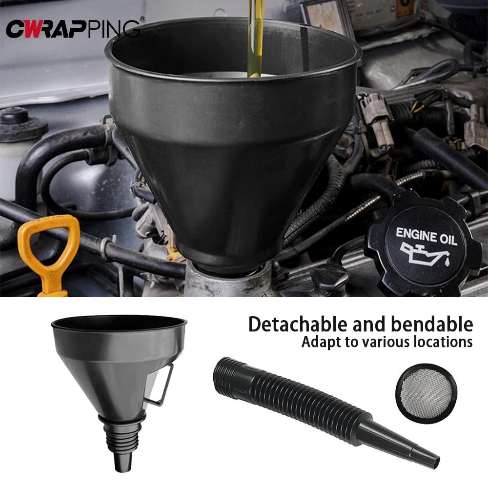 1PC Auto Funnel Car Motorcycle Refueling Funnel Multi Functional ...