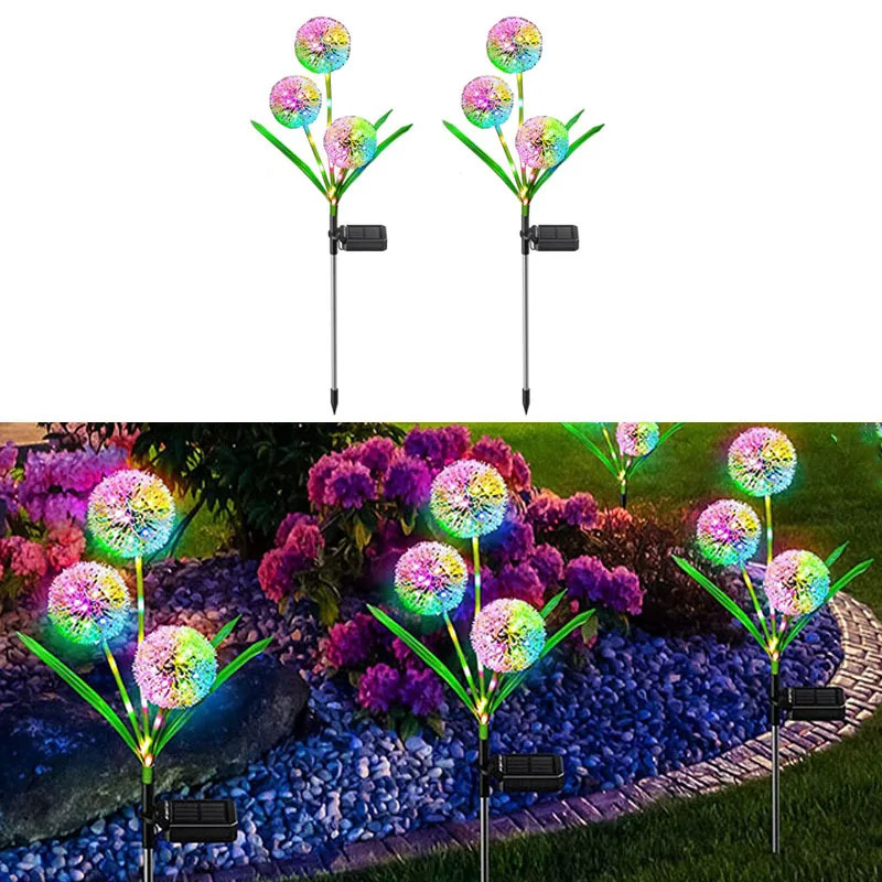 Solar-Dandelion-Flower-Garden-Lights-Outdoor-Waterproof-Decoration ...