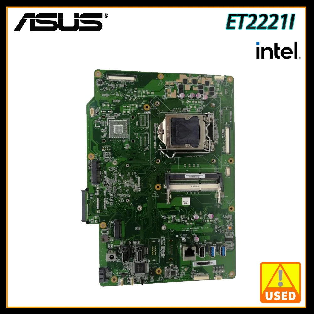 Asus 마더보드, A6410 ET2221I, DDR3, 4GB, 인텔 B85 디스크리트 그래픽 카드, HDMI, 올인원 플라카 ...