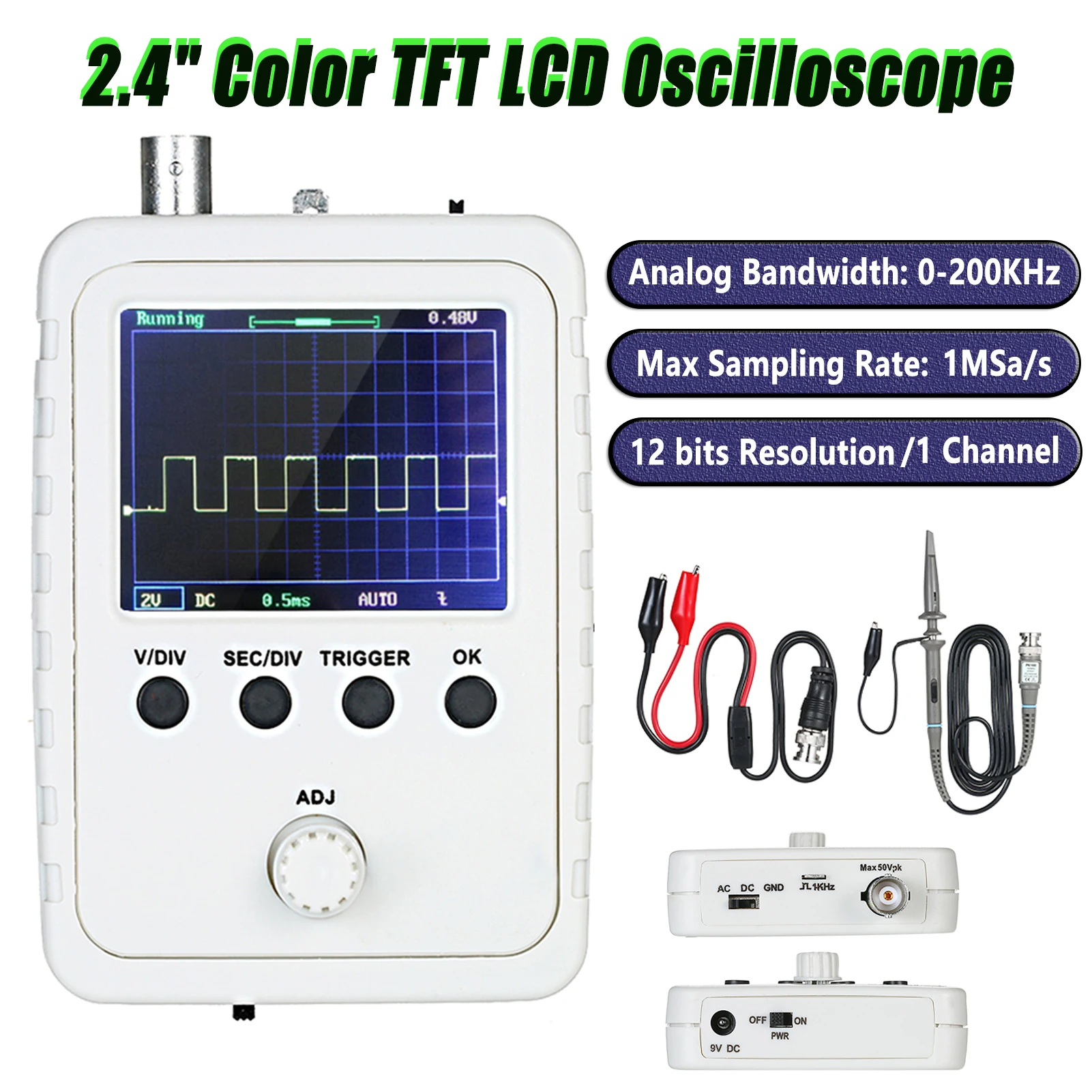 2-4-Color-Display-Screen-Mini-Oscilloscope-Handheld-Digital ...