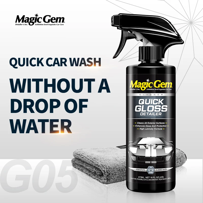Magic-Gem-Auto-Waterless-Car-Wash-Spray-Glass-Paint-Care-Hydrophobic ...