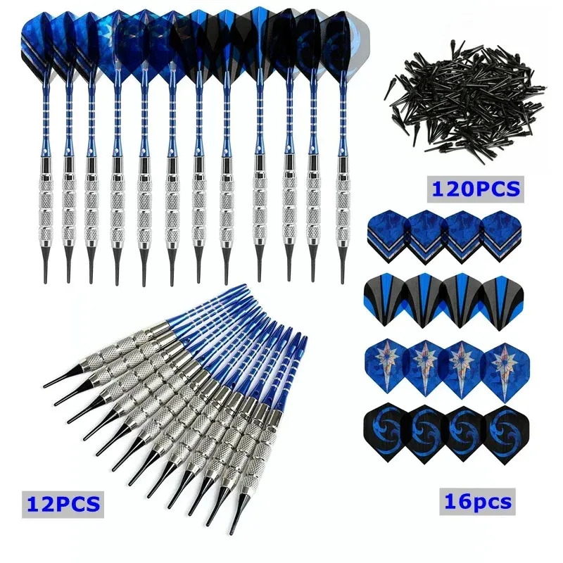 18g-Professional-Dart-Set-Multiple-Styles-4Color-12PCS-Soft-Tip-Darts ...