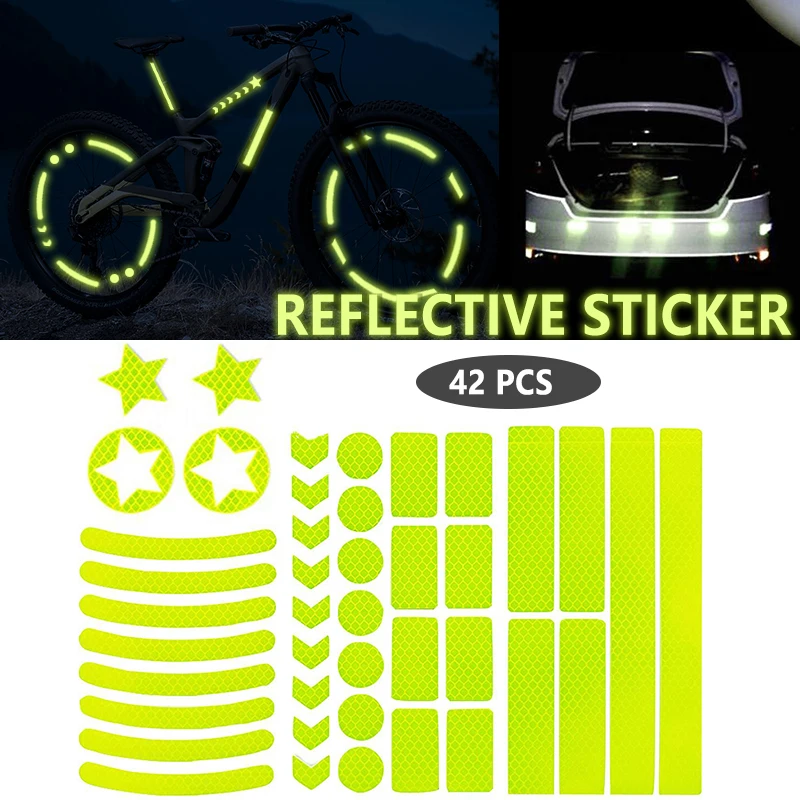 Reflective-Stickers-for-Car-Motorcycle-Wheel-Hub-Luminous-Tape-Night ...