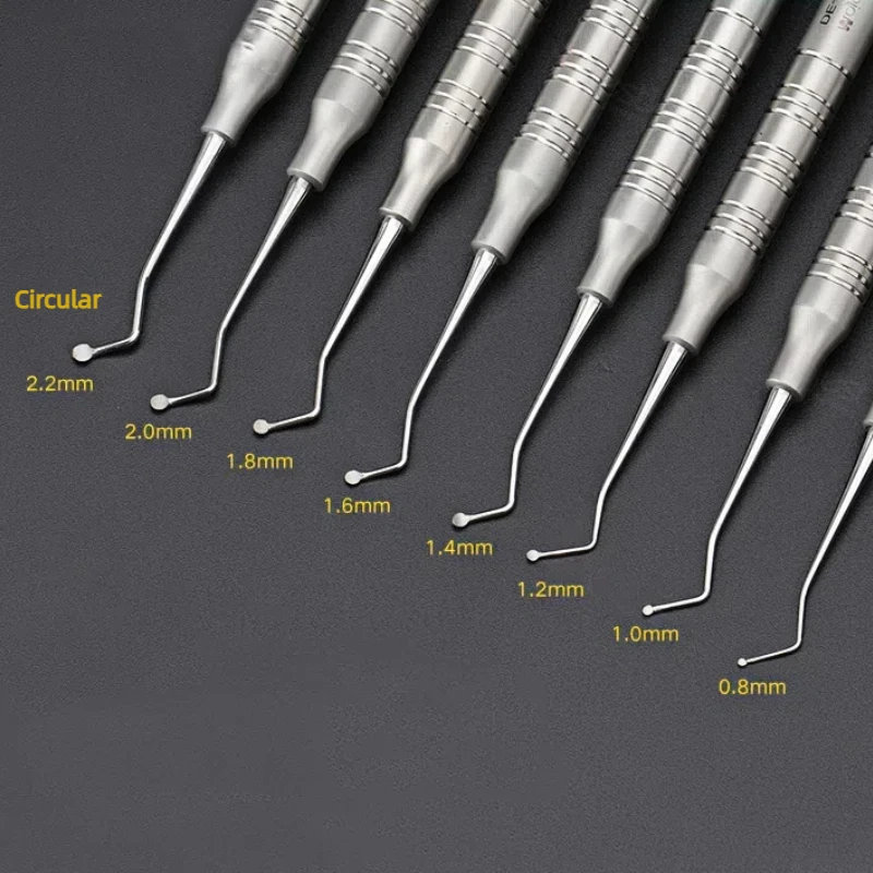 Dental Tools Excavator Restorative Spoon Curette Jagged Dental Scaler ...