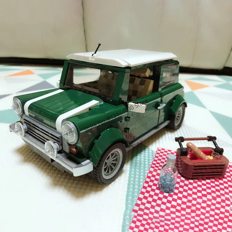 NEW-Classic-Compatible-10242-Technical-MINI-Retro-Vintage-Car-Building ...