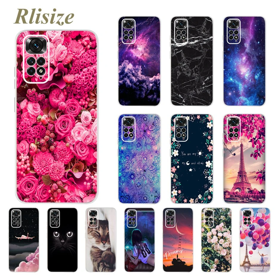 For Xiaomi Redmi Note 11 Case Redmi Note 11S Covers Silicone Soft ...