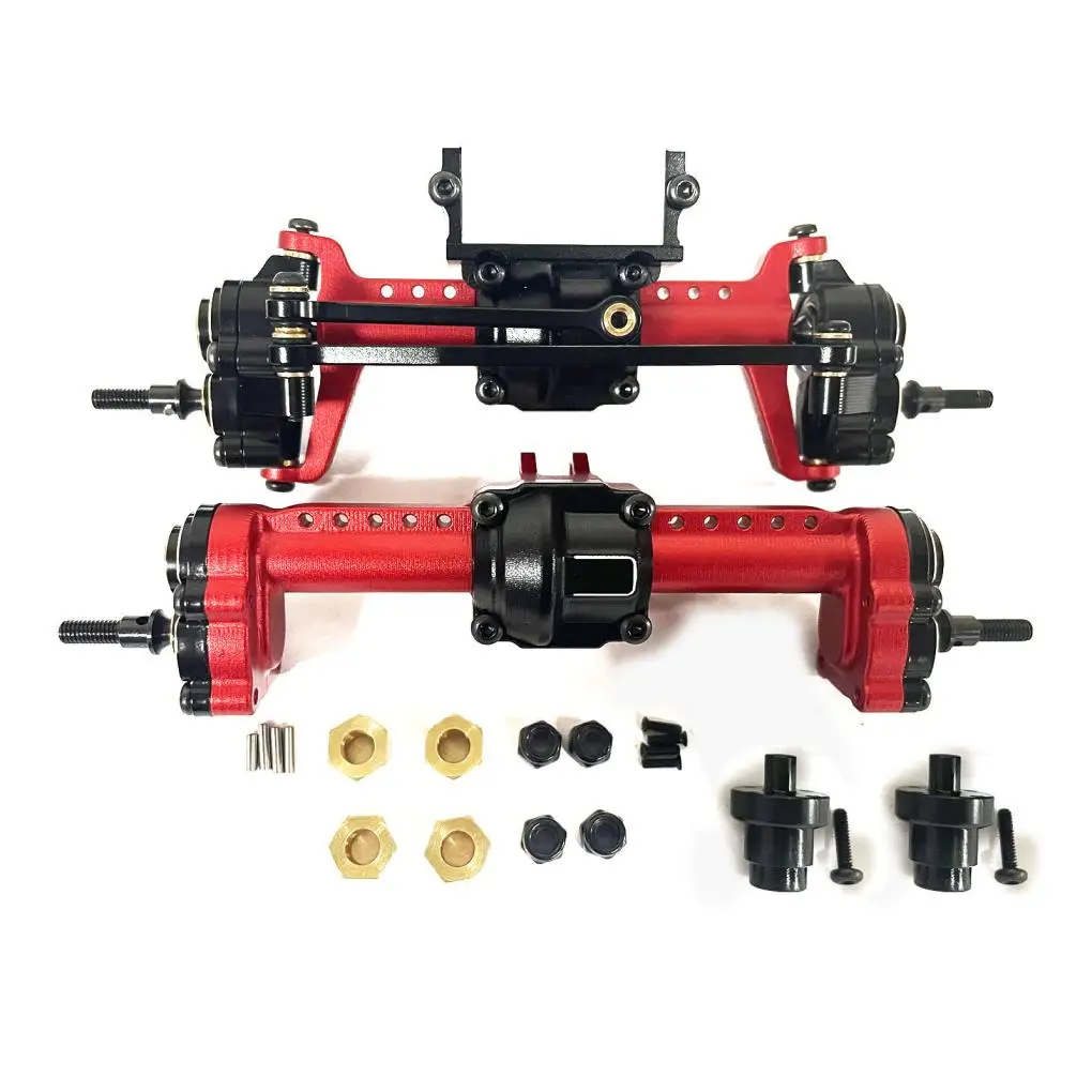 Aluminum Alloy Upgrade Enhances Rear Axle For 1/24 FMS FCX24 RC Car ...