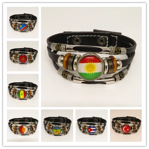 Love Rif Berber Kurdistan Turkey Ukraine Bracelet Charm Country Flag ...