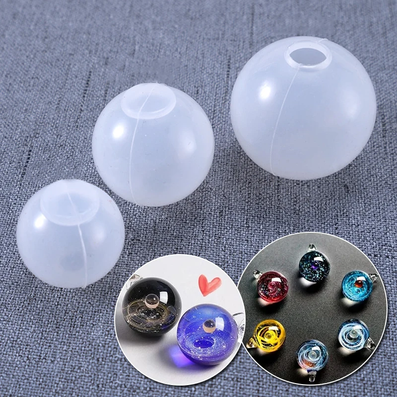 20-25-30mm-Universe-Ball-Pendant-Epoxy-Resin-Mould-Sphere-Jewelry ...