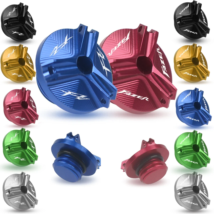 With-logo-FAZER-Auminum-Oil-Filler-Cap-Engine-Plug-Cover-For-Yamaha-FZ1 ...