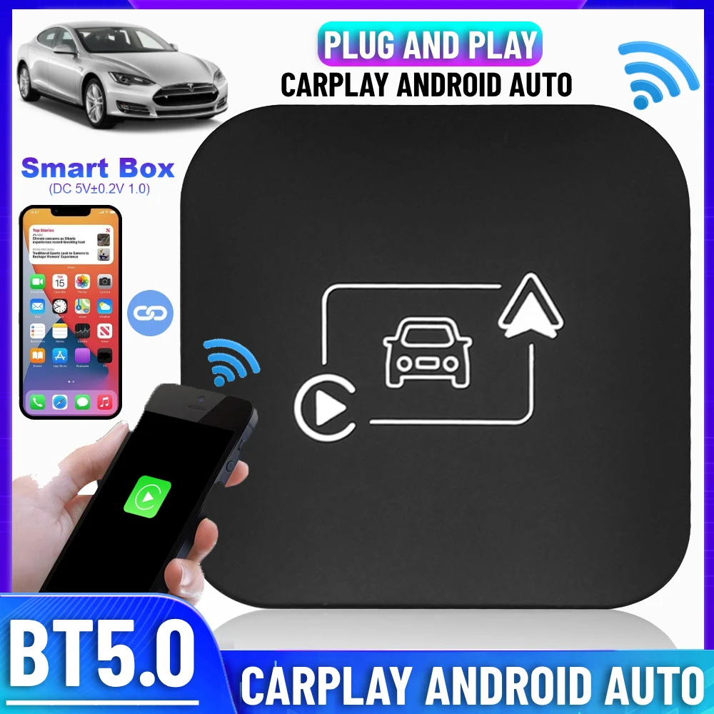 Wireless-CarPlay-Android-Auto-Adapter-Wireless-Mini-Box-Dongle-BT-WiFi ...