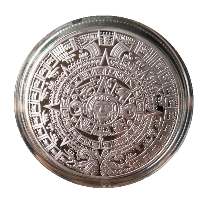 1PCS-Mayan-commemorative-coins-Pyramid-Medallion-Aztec-Gold-Dragon ...