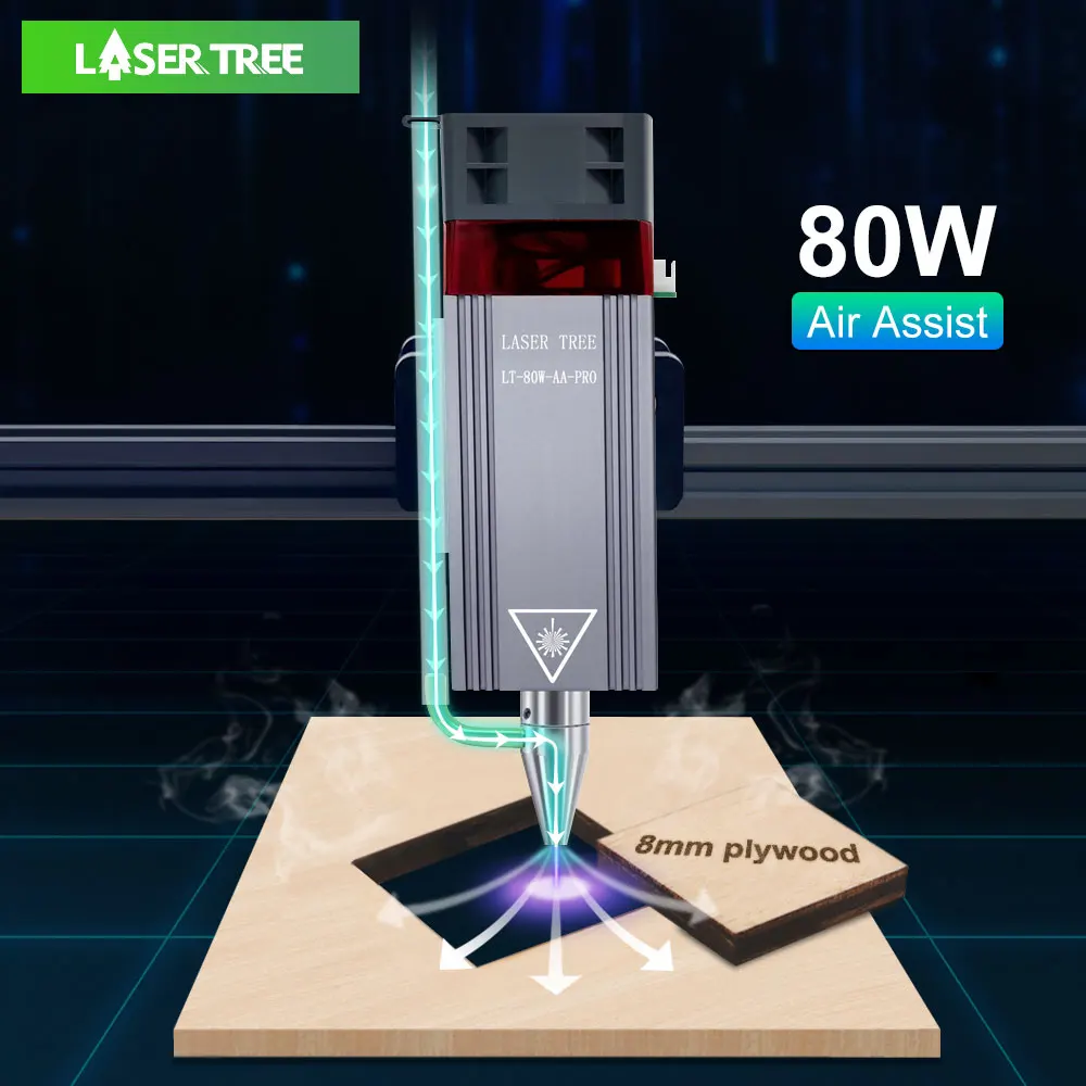 LASER-TREE-20W-40W-80W-Laser-Module-450nm-Laser-Head-Blue-Laser-for-CNC ...