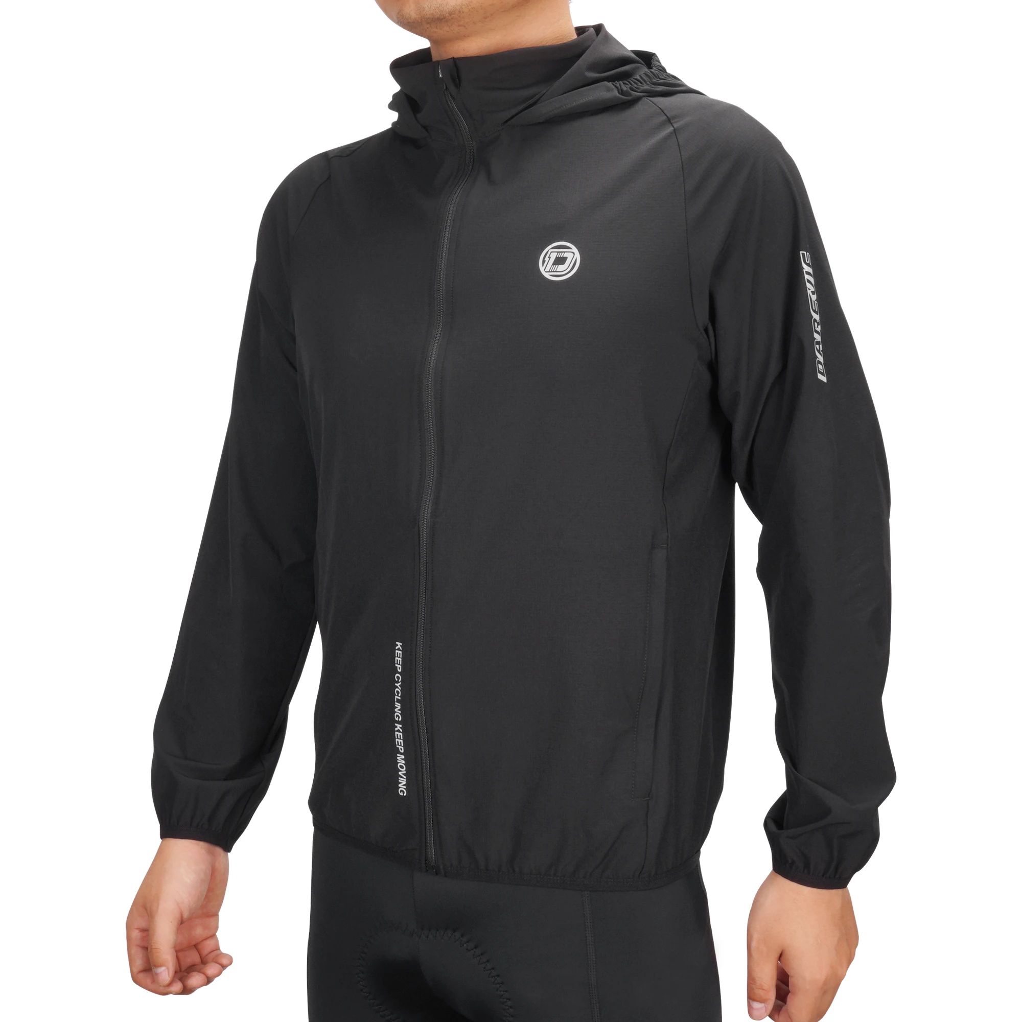 DAREVIE-Cycling-Windbreaker-With-Hat-Windproof-Hooded-Running-Jackets ...