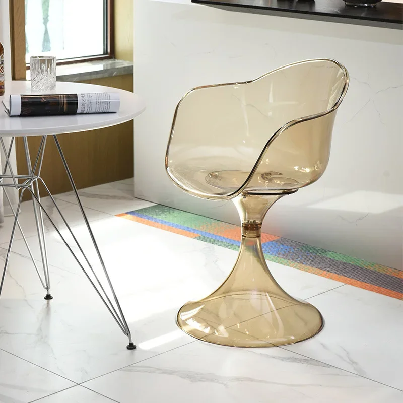 Nordic-Transparent-Crystal-Dining-Chair-Back-Chair-Creative-Designer ...