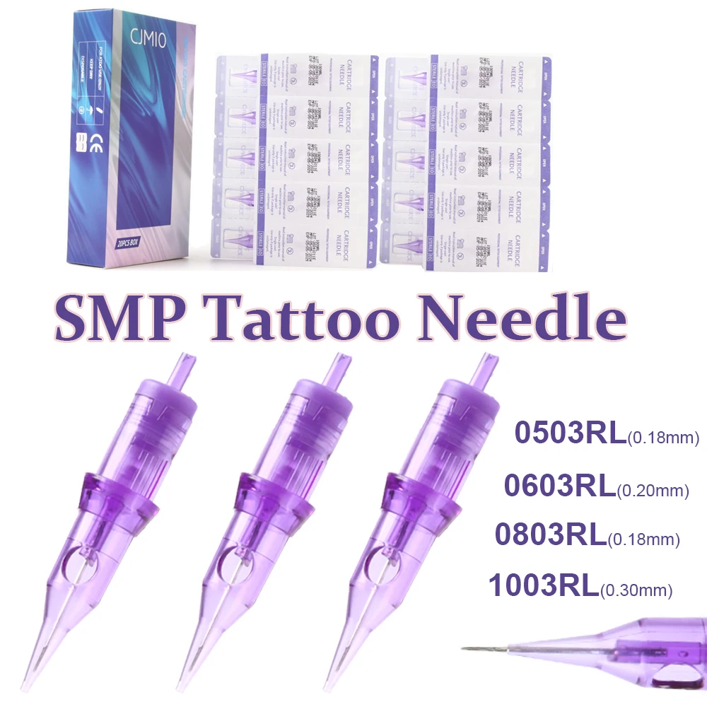 SMP Tattoo Needle agujas para tatuar 0603RL Permanent Makeup Eyebrow ...