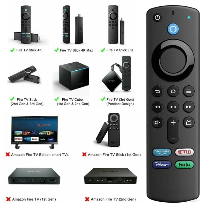 L5B83G-Voice-Replacement-Remote-Control-Compatible-with-Amazon-Fire-TV ...