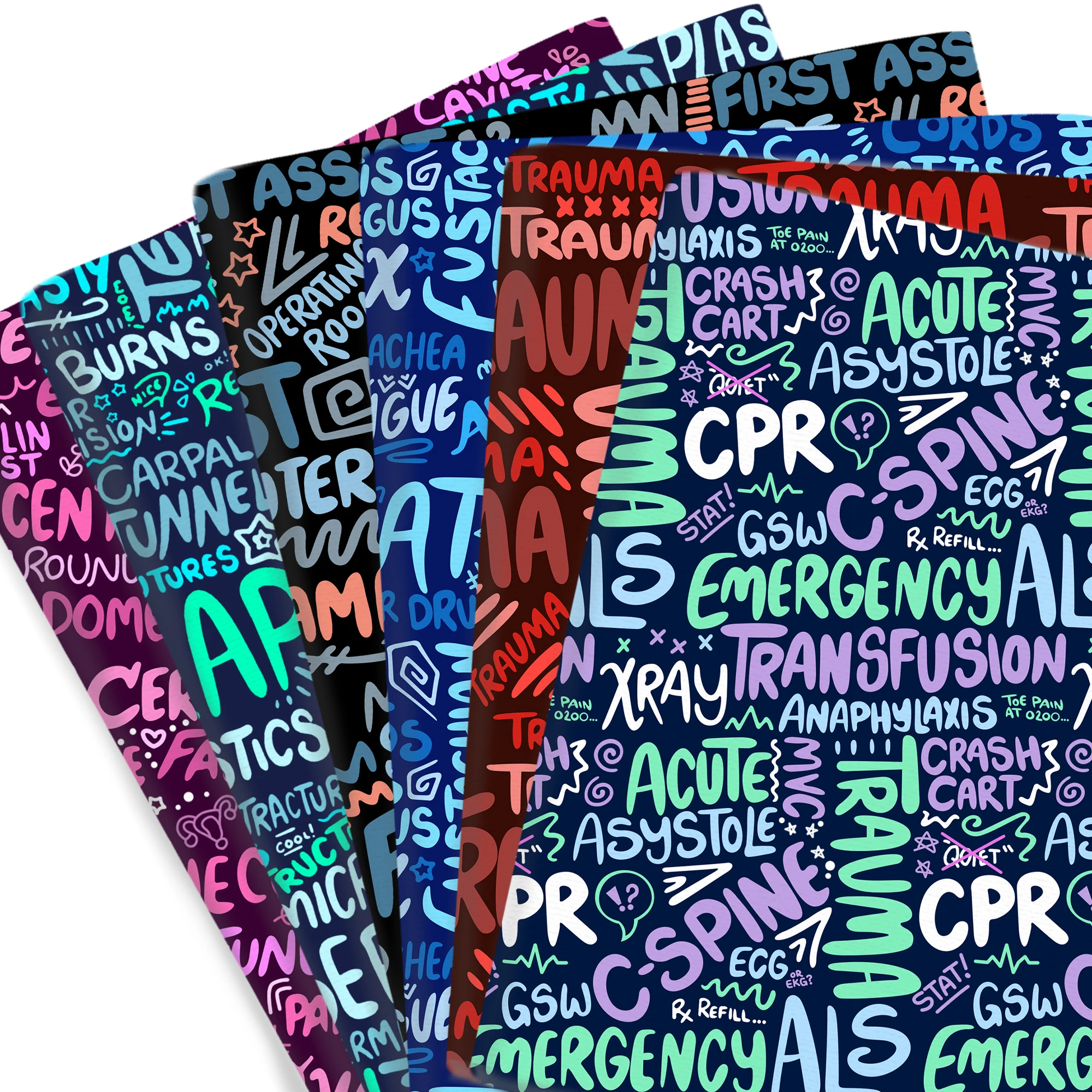 50-145cm-Letter-Nurses-Health-100-Pure-Polyester-Cotton-Material ...