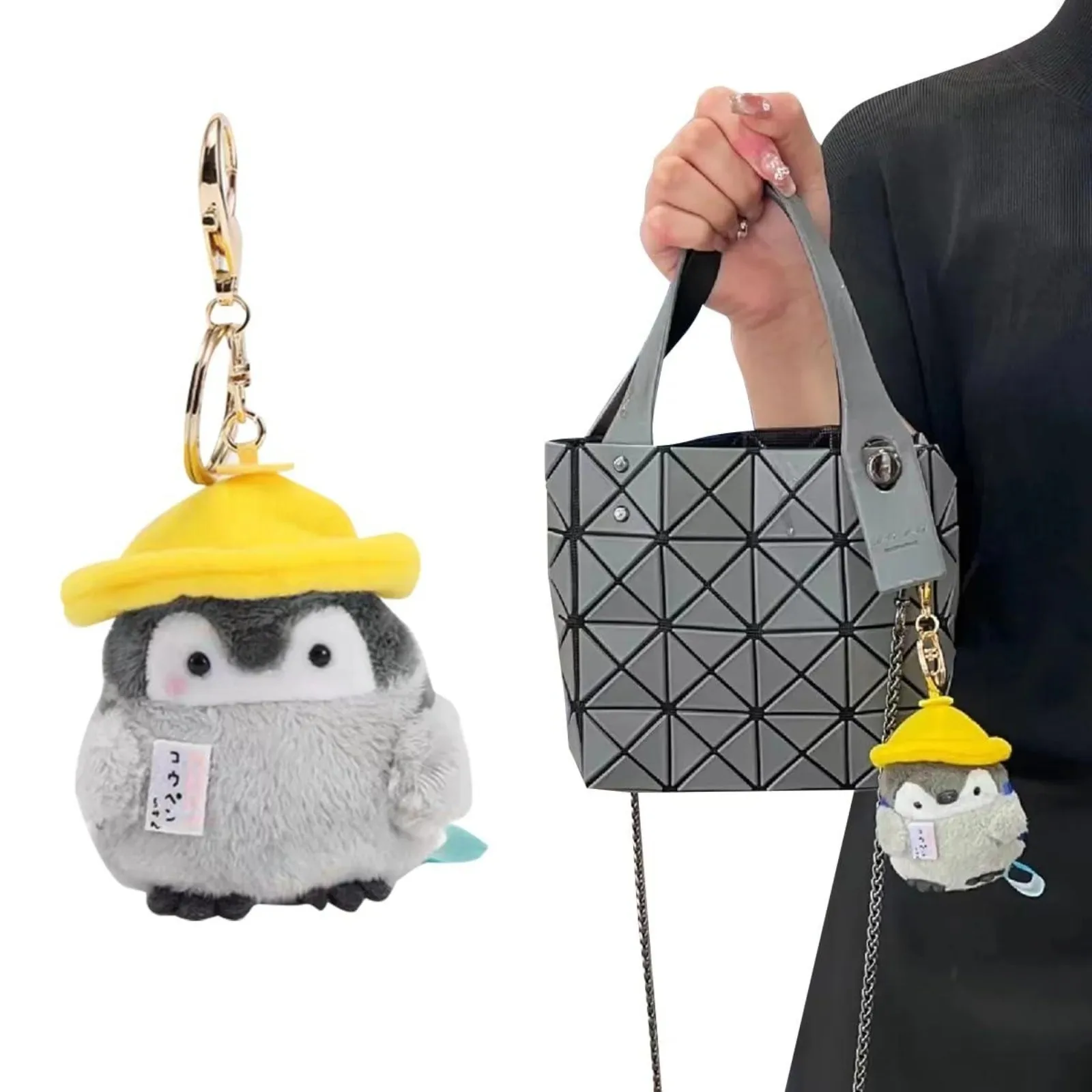 Kawaii Plush Penguin Pendant Cute Keychain Purse Backpack Charms ...