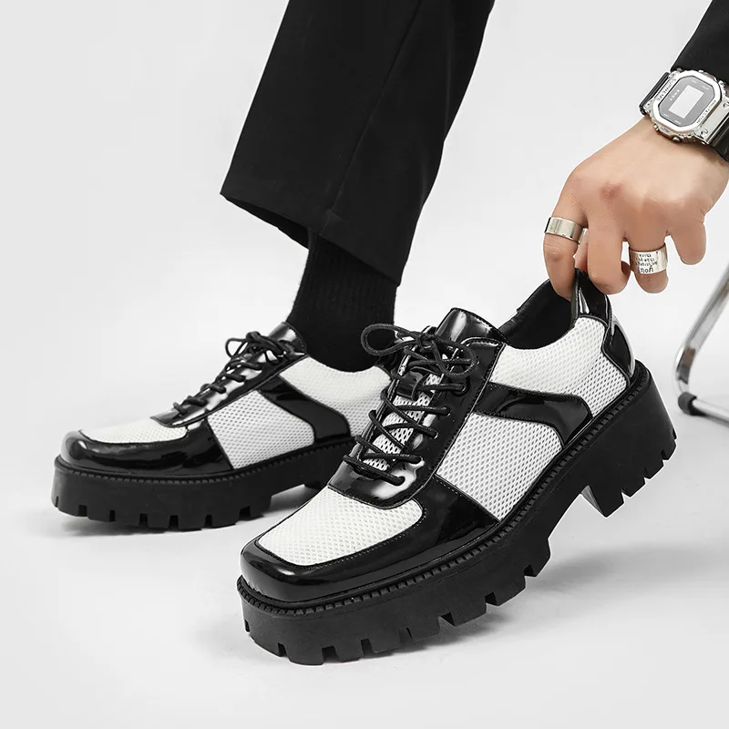 Summer-Spring-Men-Platform-Leather-Shoes-Breathable-Office-Bussiness ...